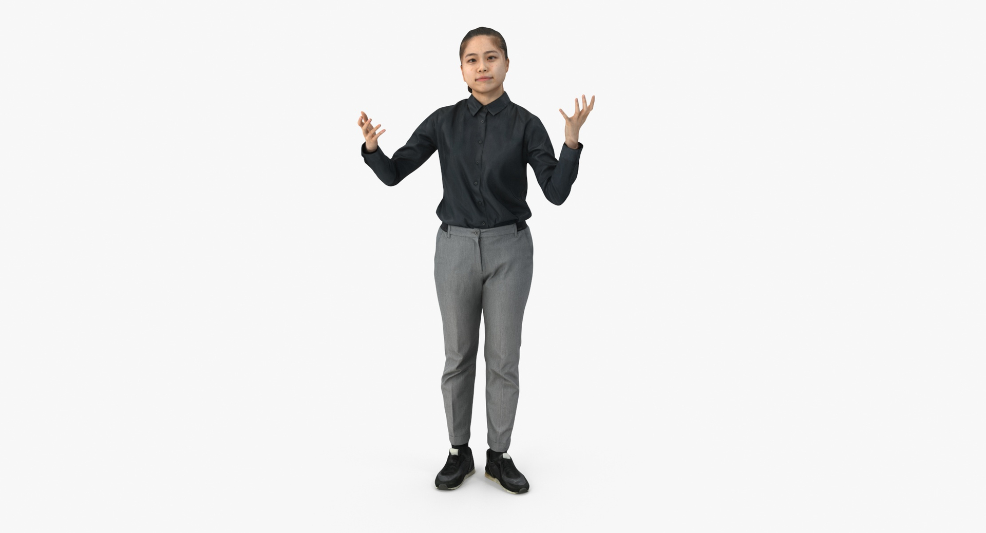 Willow Business Interacting Pose 02 Presenting model - TurboSquid 2117558