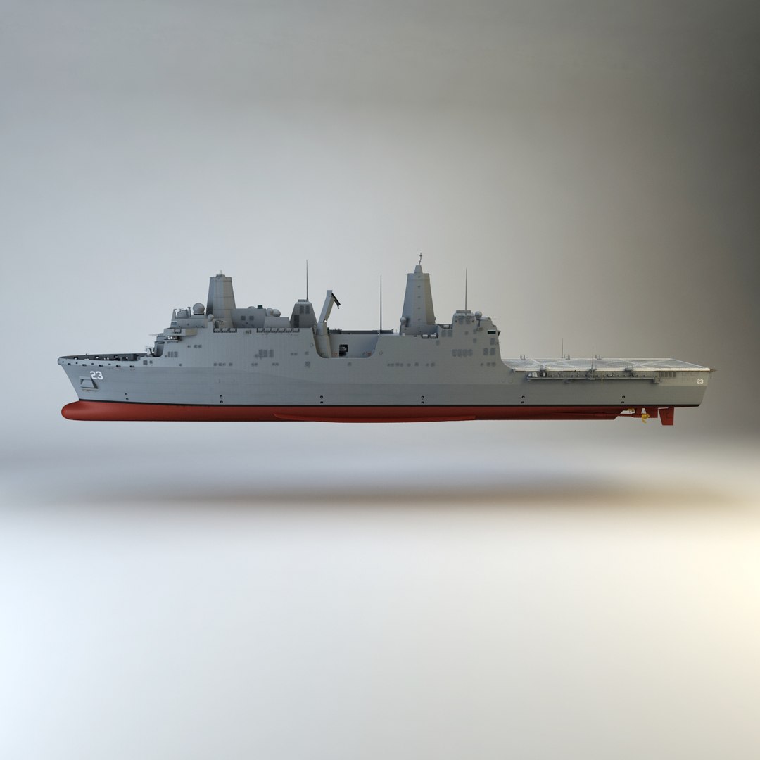 Uss Anchorage 3d Max