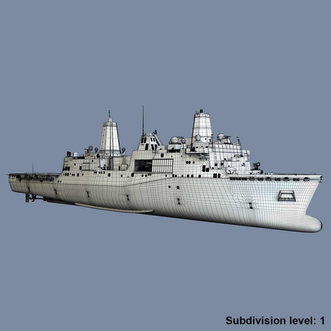 Uss Anchorage 3d Max