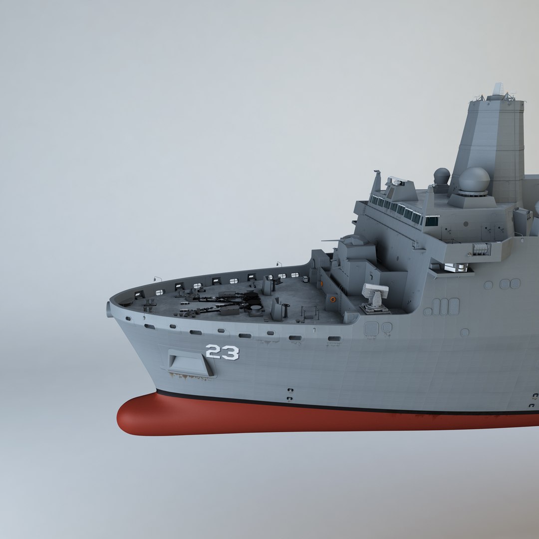 Uss Anchorage 3d Max
