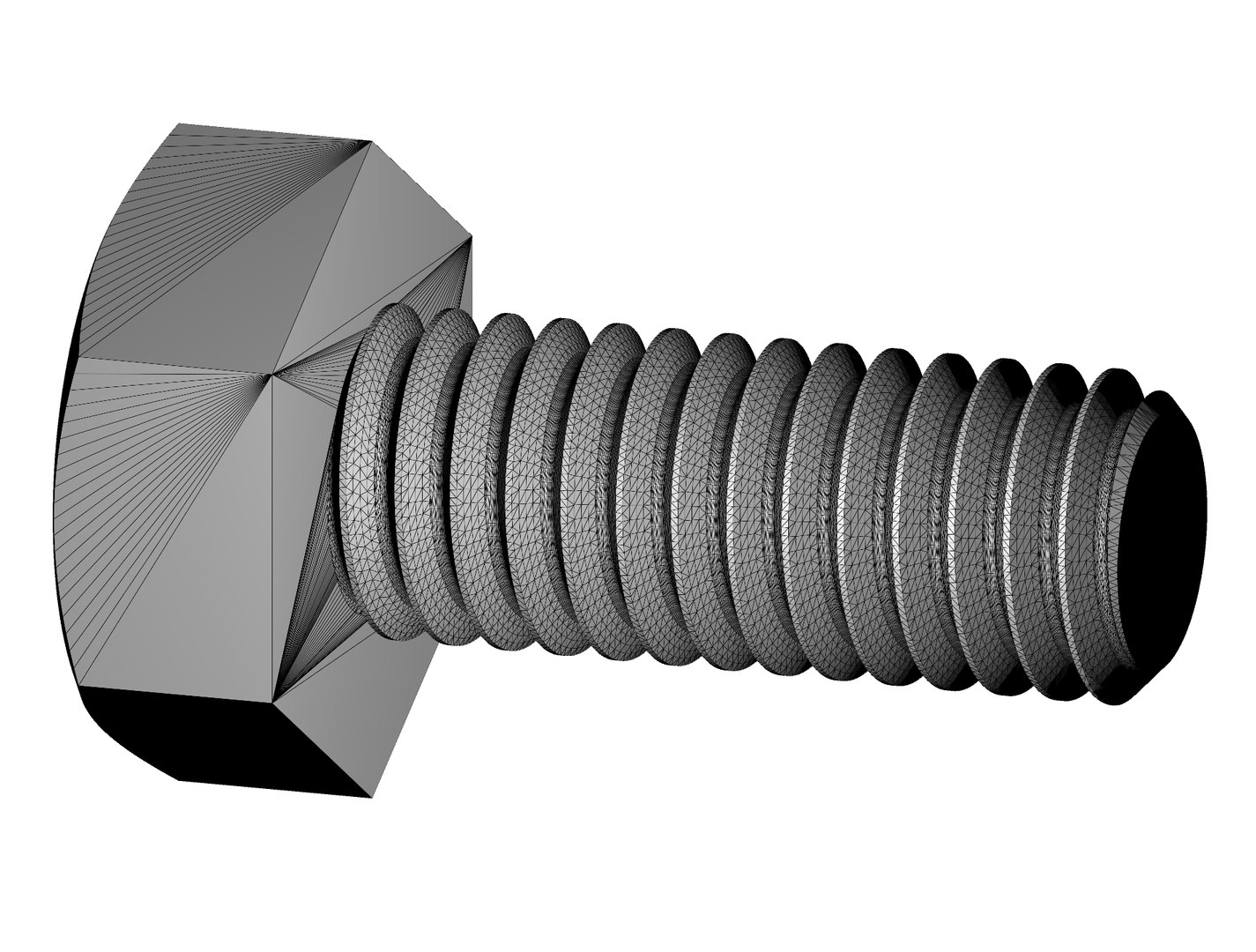 Screw Bolt 3D Model - TurboSquid 1556125