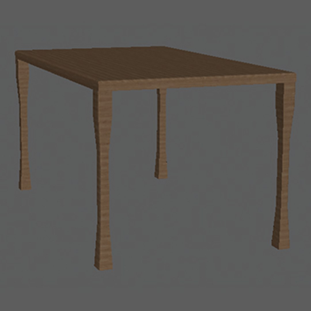 3d Model Table Games Film