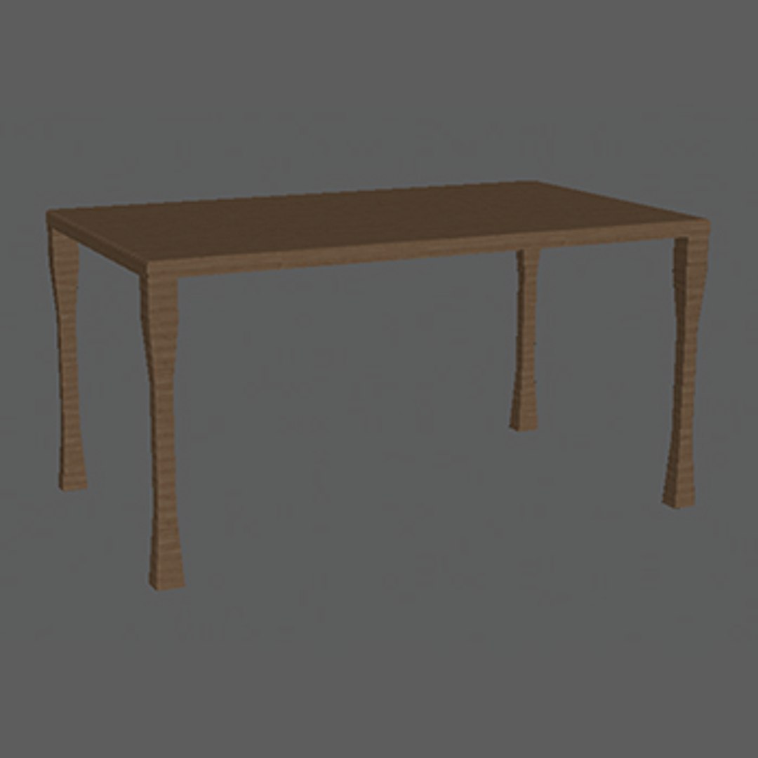 3d Model Table Games Film