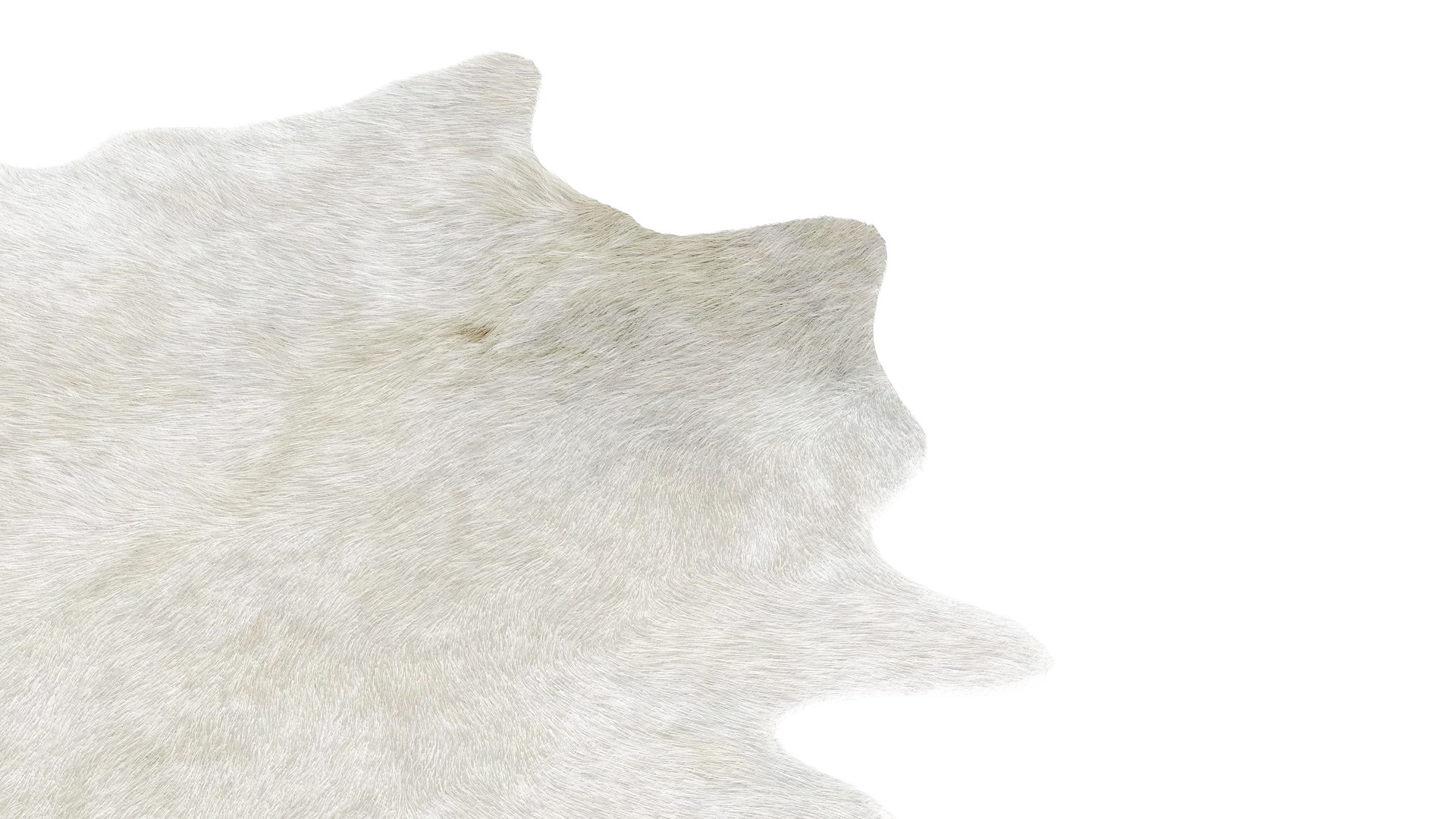 3D model White Cowhide Rugs Collection - TurboSquid 2124078