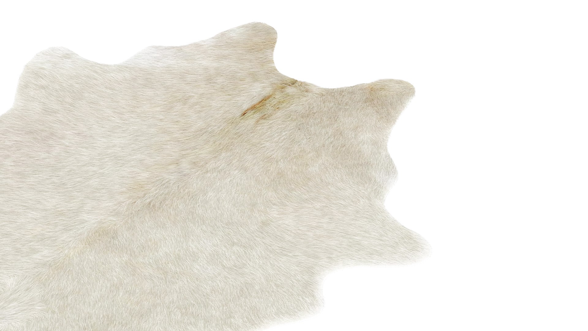 3D model White Cowhide Rugs Collection - TurboSquid 2124078