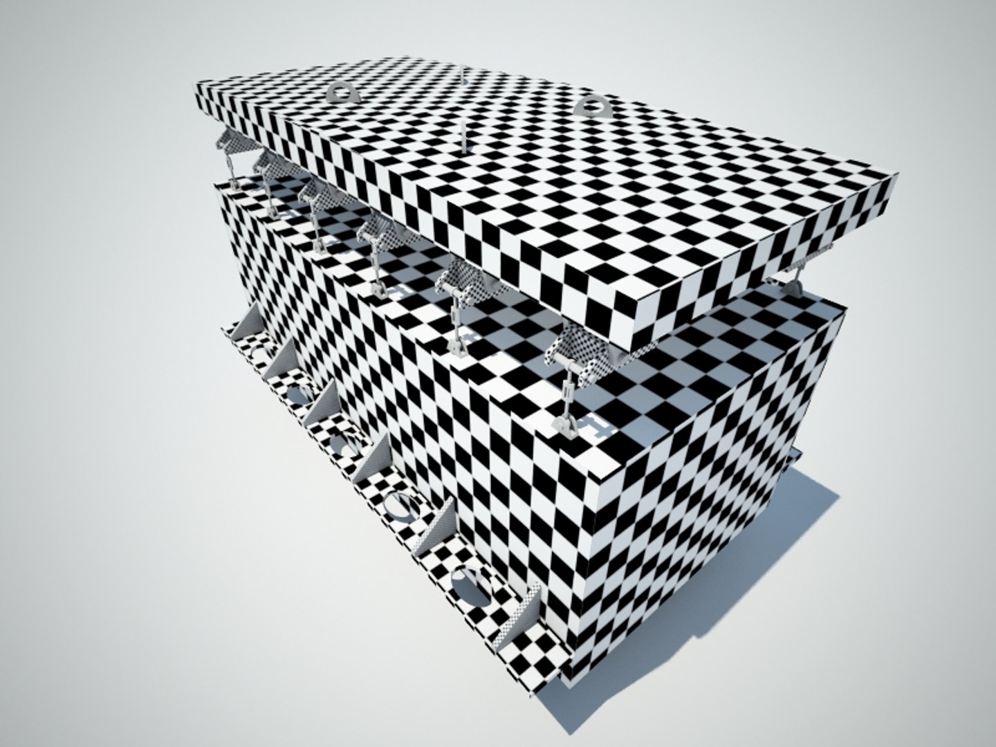 3d Device Vertical Loading Unloading Model