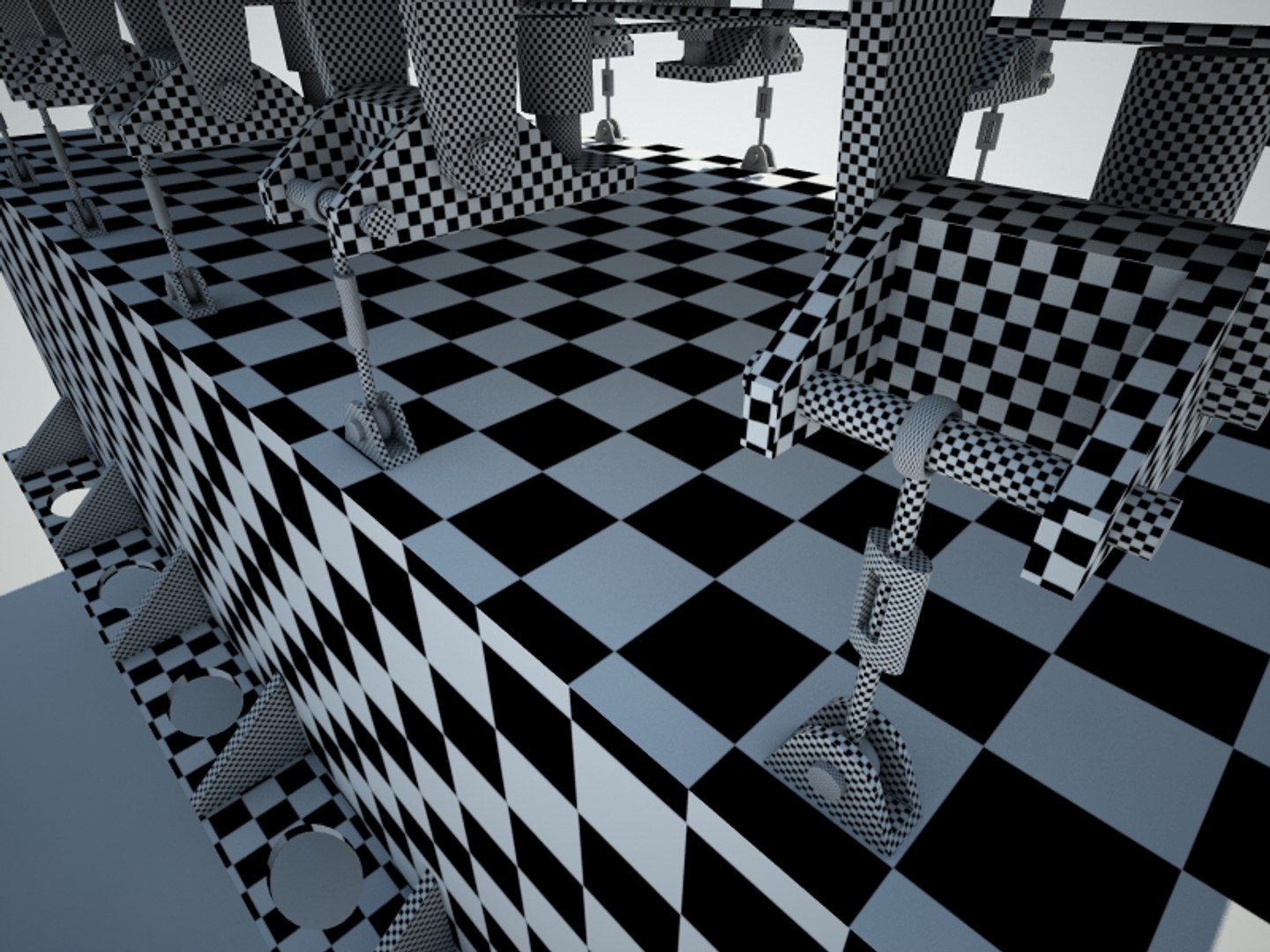 3d Device Vertical Loading Unloading Model