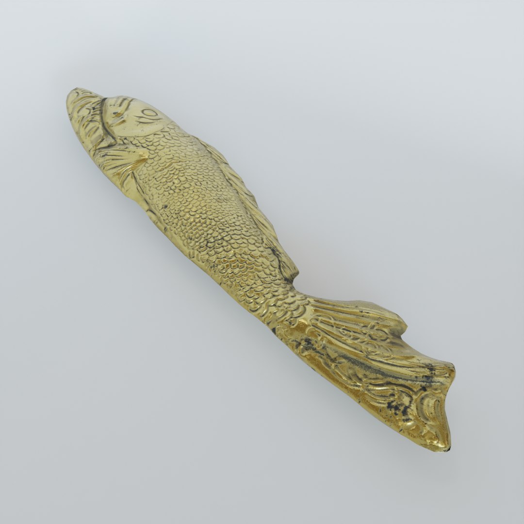 3D Golden Katana Koi Fish - TurboSquid 1608881