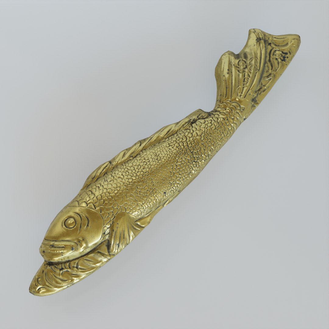 3D Golden Katana Koi Fish - TurboSquid 1608881
