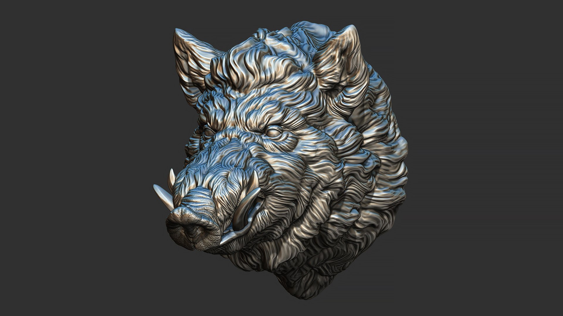 3D Boar Hog - TurboSquid 1905613