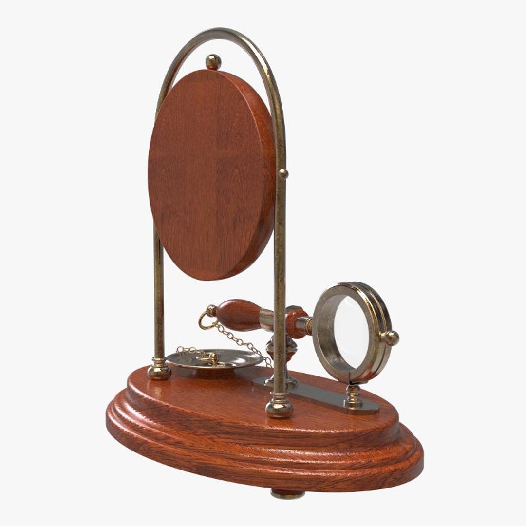 Vintage Desk Clock 3D Model - TurboSquid 1667212