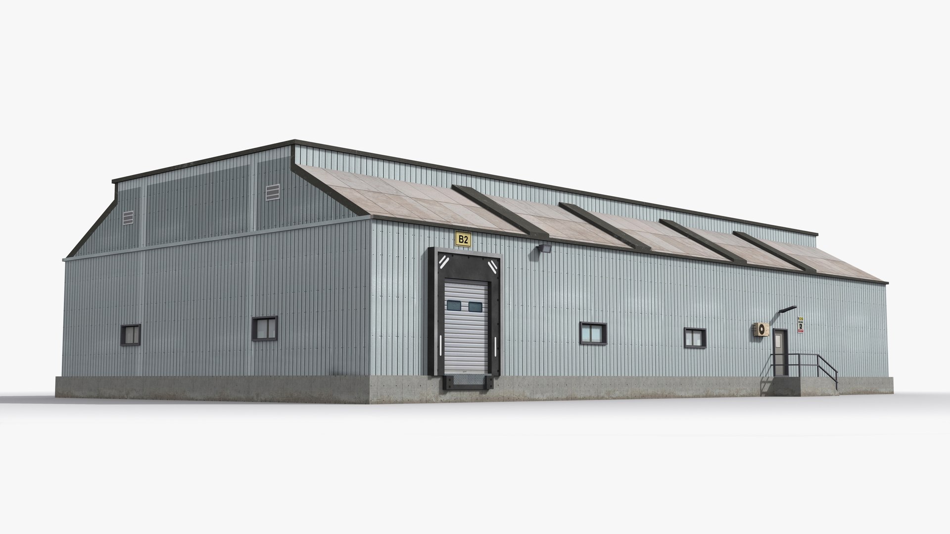 Factory X19 3D Model - TurboSquid 2082122