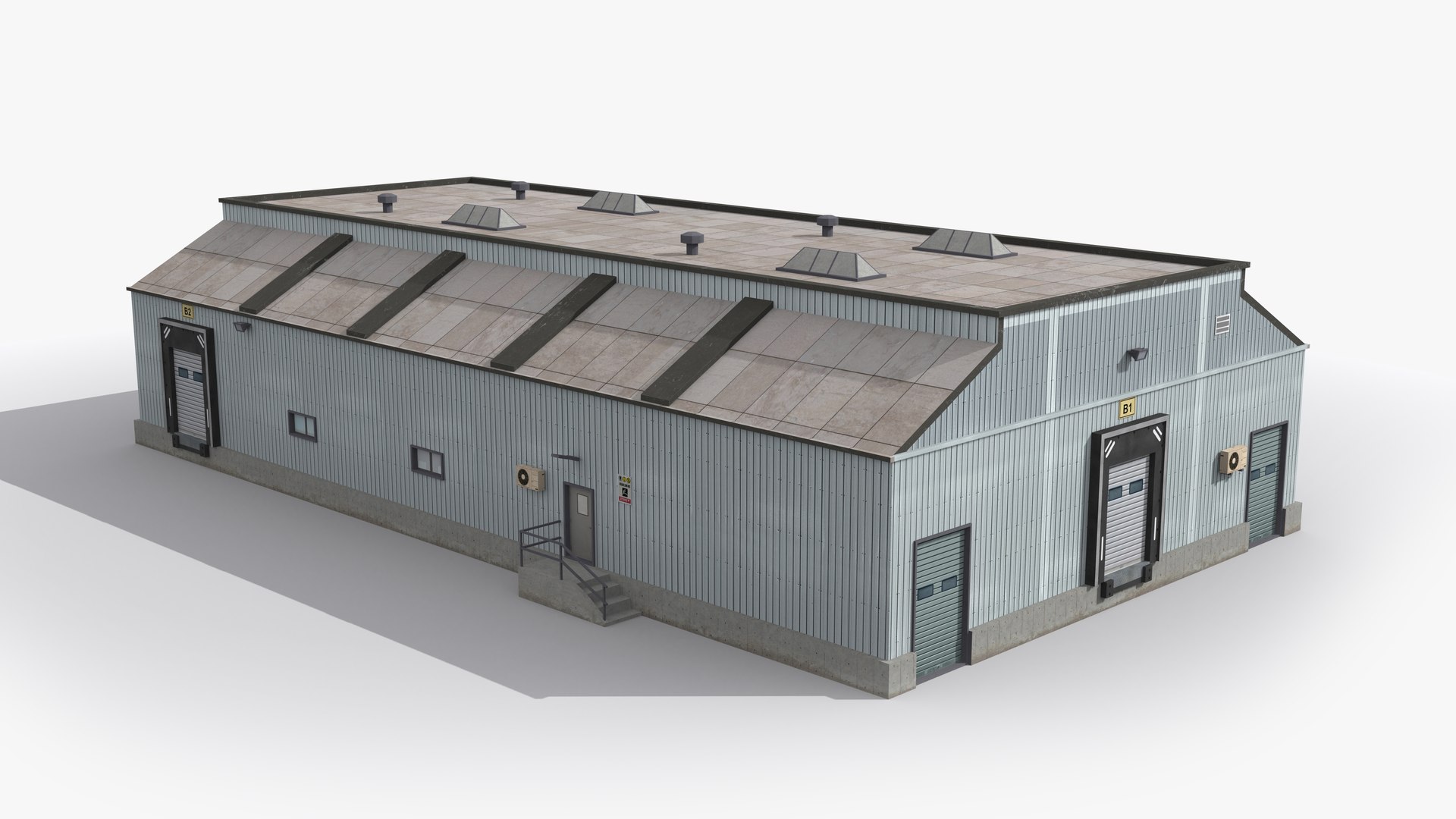 Factory X19 3D Model - TurboSquid 2082122