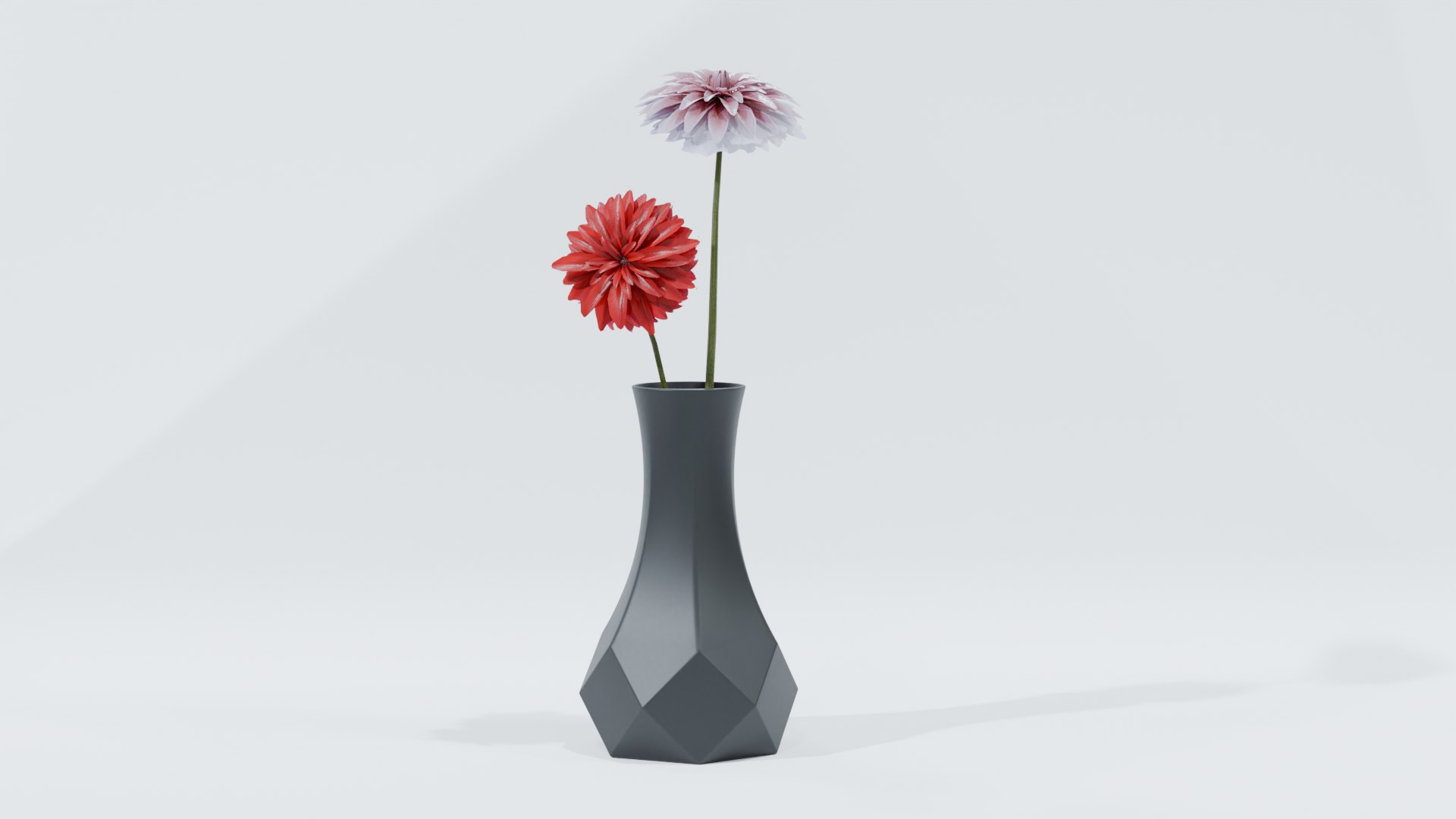 Geometric Flower Vase 3D - TurboSquid 2248326
