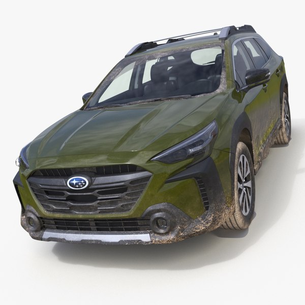modelo 3d Subaru Outback 2025 Verde Sucio - TurboSquid 2357733