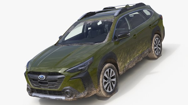 modelo 3d Subaru Outback 2025 Verde Sucio - TurboSquid 2357733