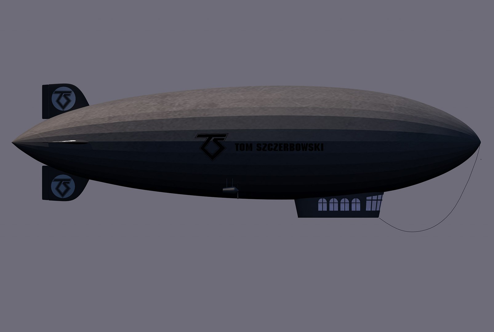 3d Hindenburg Blimp Model