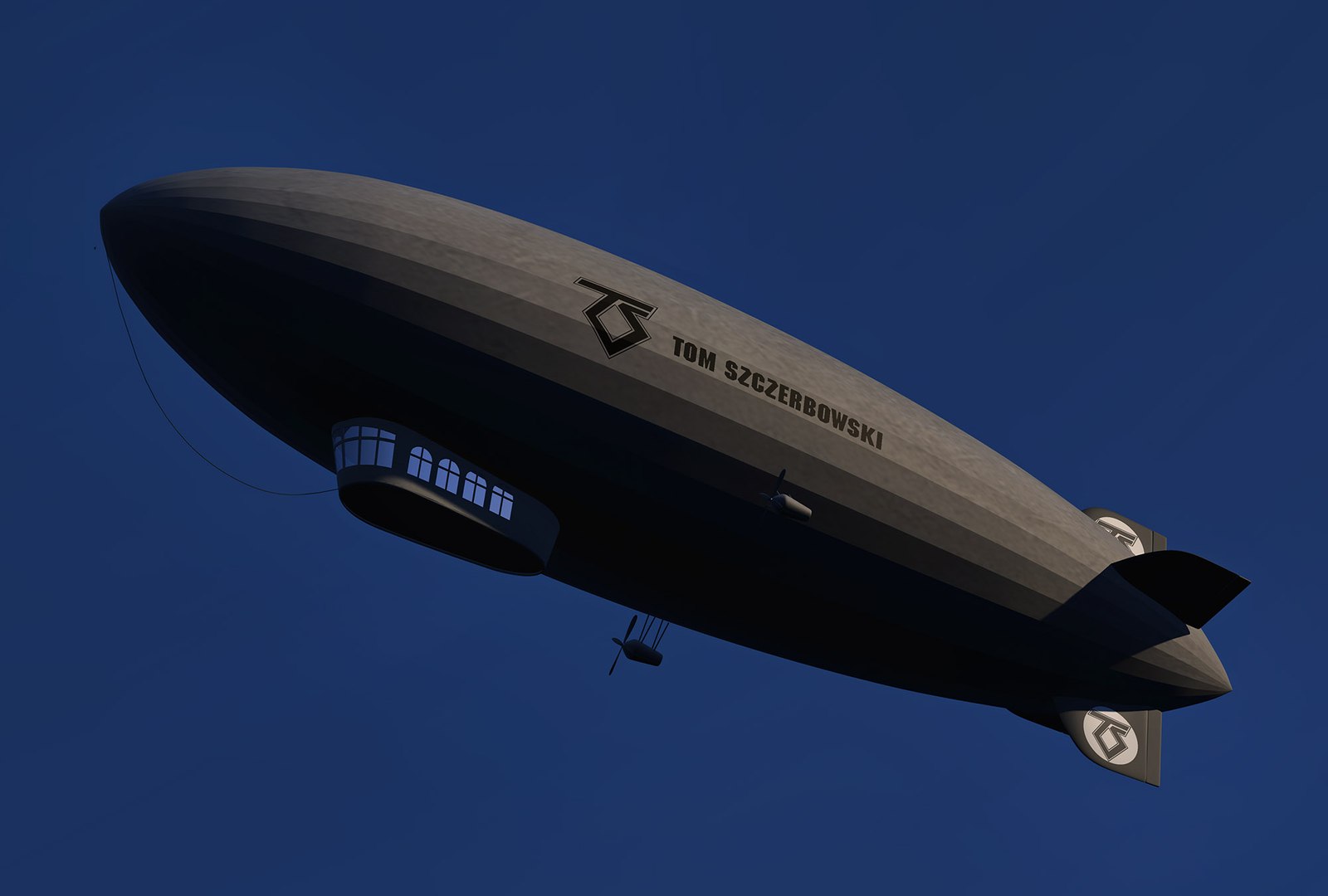 3d Hindenburg Blimp Model