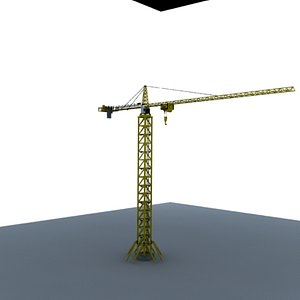 Tower Crane 3D Models for Download | TurboSquid