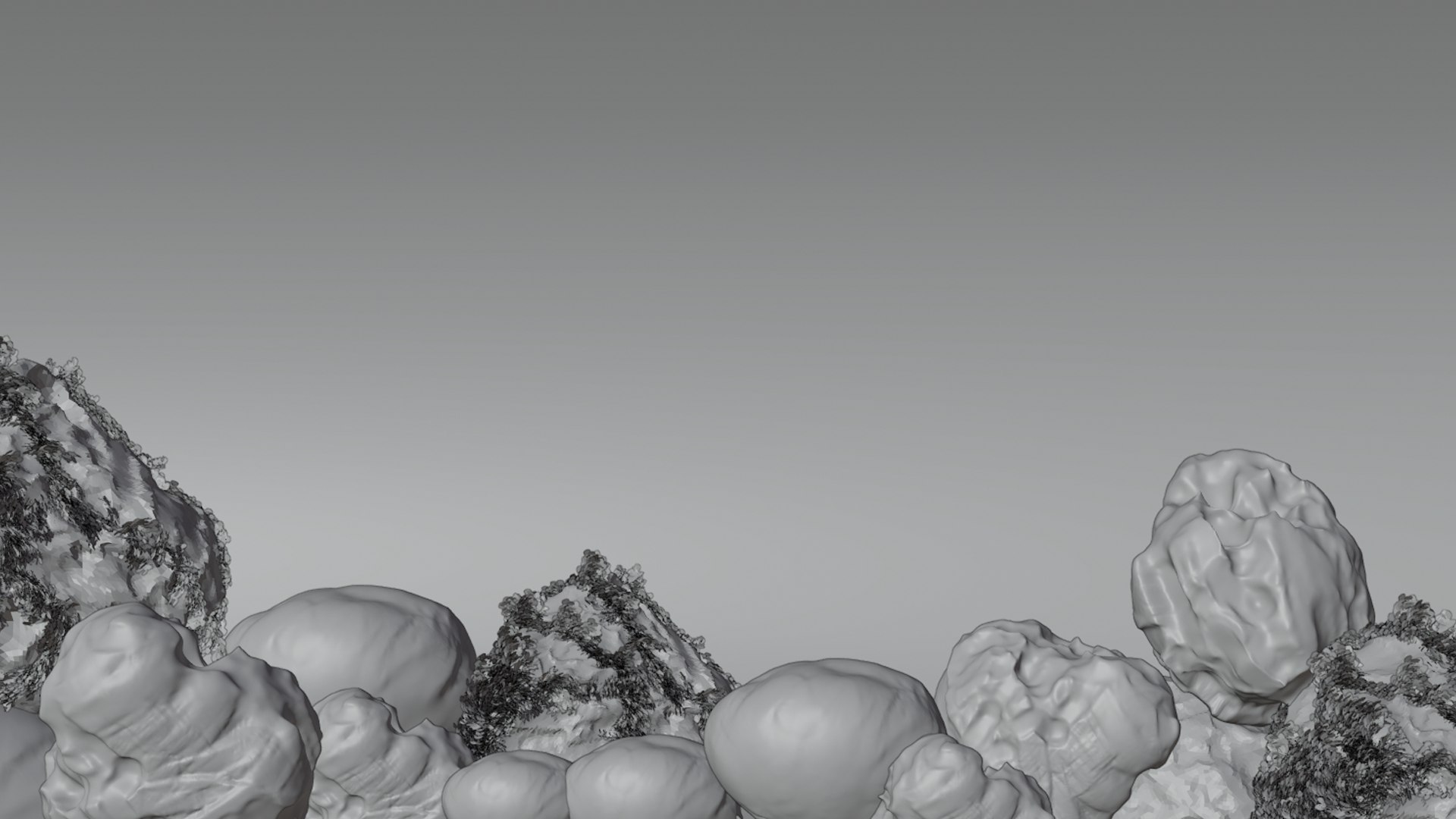 Rock stone landscape 3D model - TurboSquid 1563763