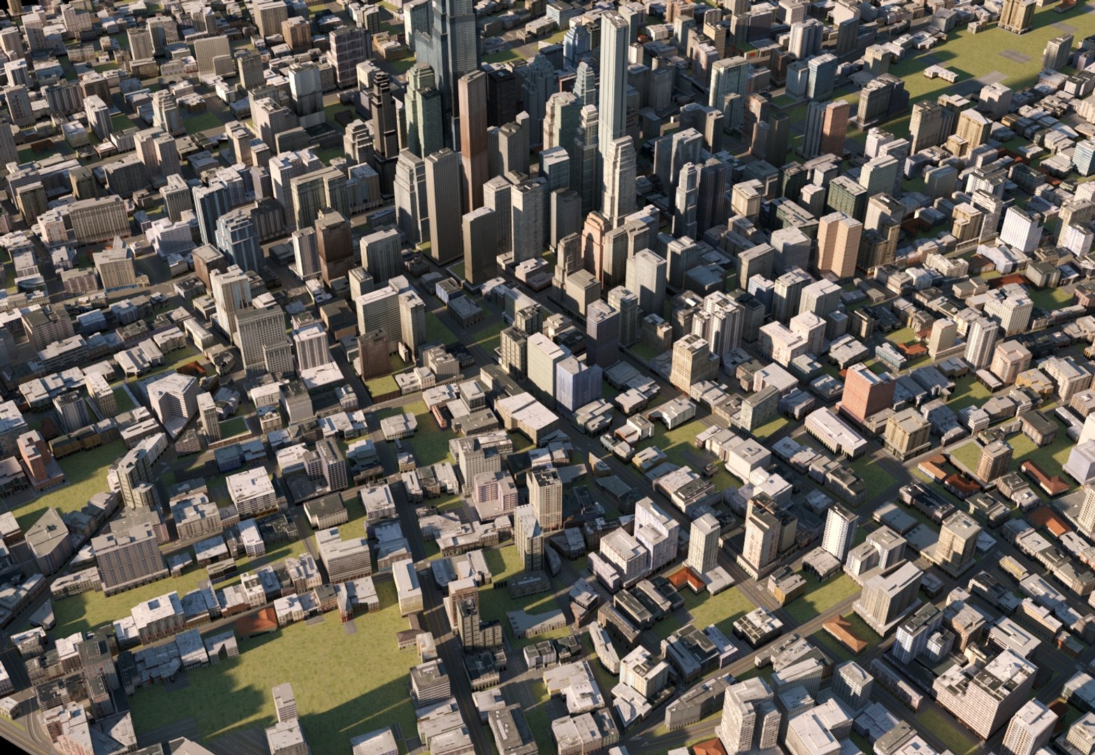 3D Model City Architecture Cityscape - TurboSquid 1447995