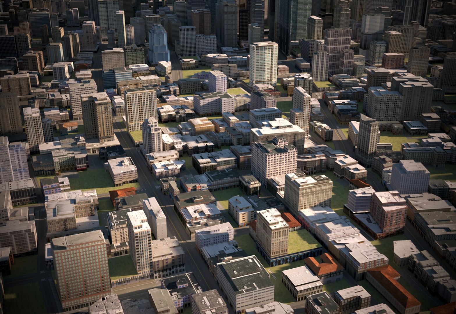 3D Model City Architecture Cityscape - TurboSquid 1447995