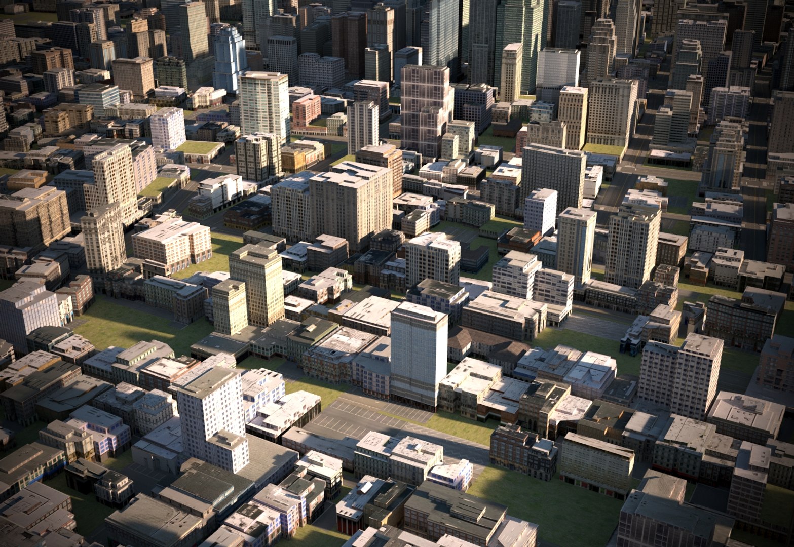 3D Model City Architecture Cityscape - TurboSquid 1447995