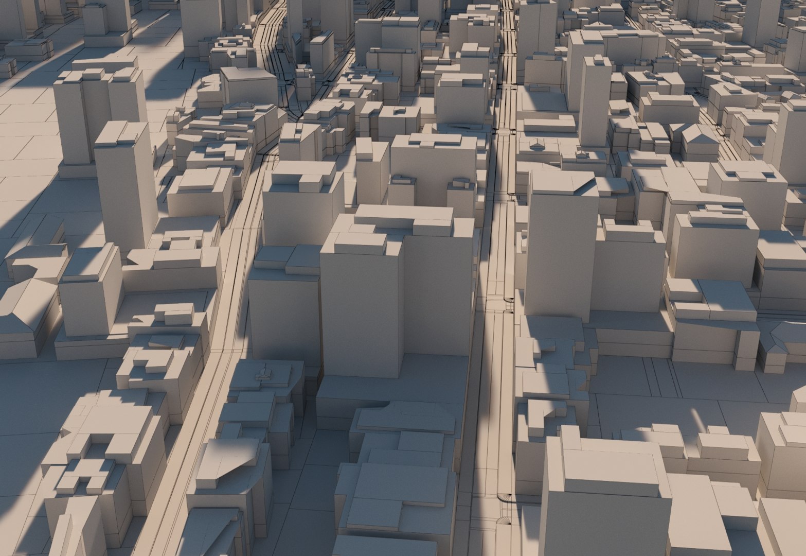 3D Model City Architecture Cityscape - TurboSquid 1447995