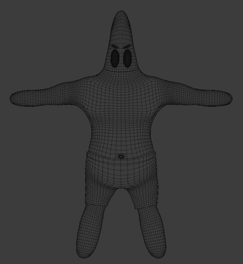 Patrick Star 3D Model - TurboSquid 1600809