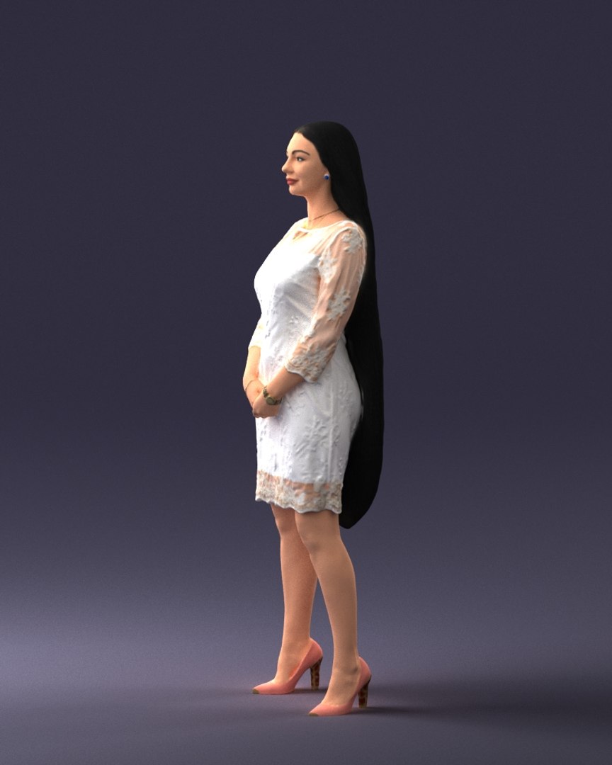 Beautiful Fashion 3D Model - TurboSquid 1393049