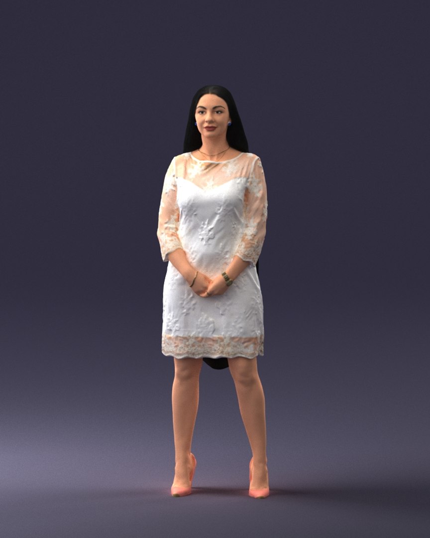 Beautiful Fashion 3D Model - TurboSquid 1393049