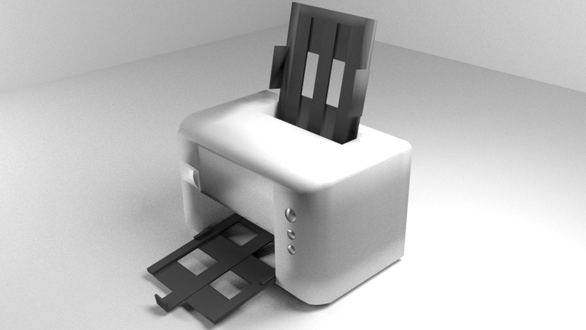 Computer Printer 3d 3ds