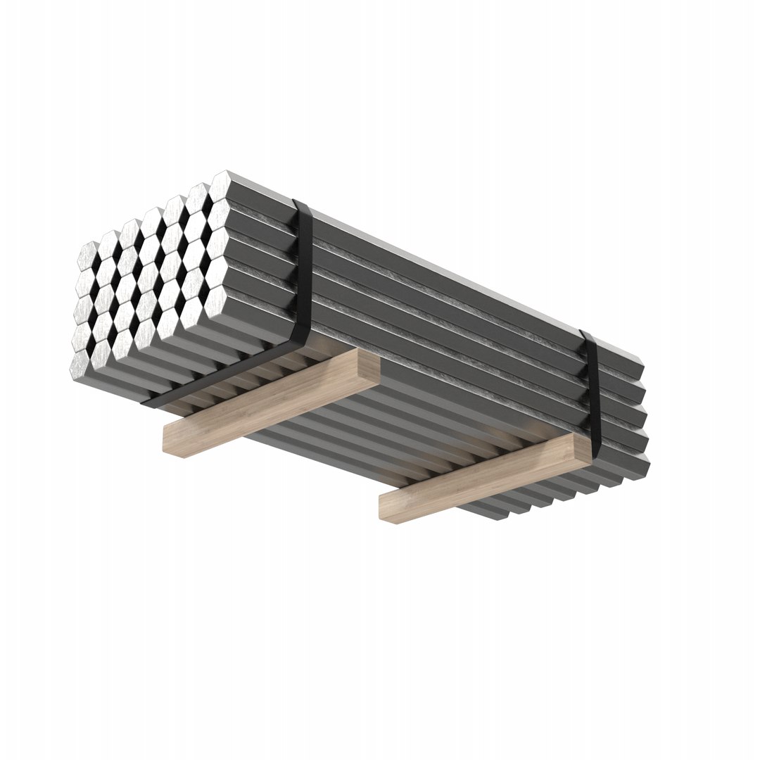 Stack Of Iron Beams 3D - TurboSquid 2085442