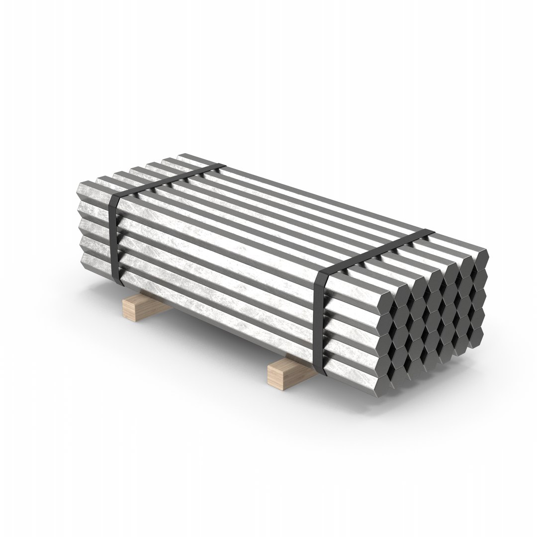 Stack Of Iron Beams 3D - TurboSquid 2085442