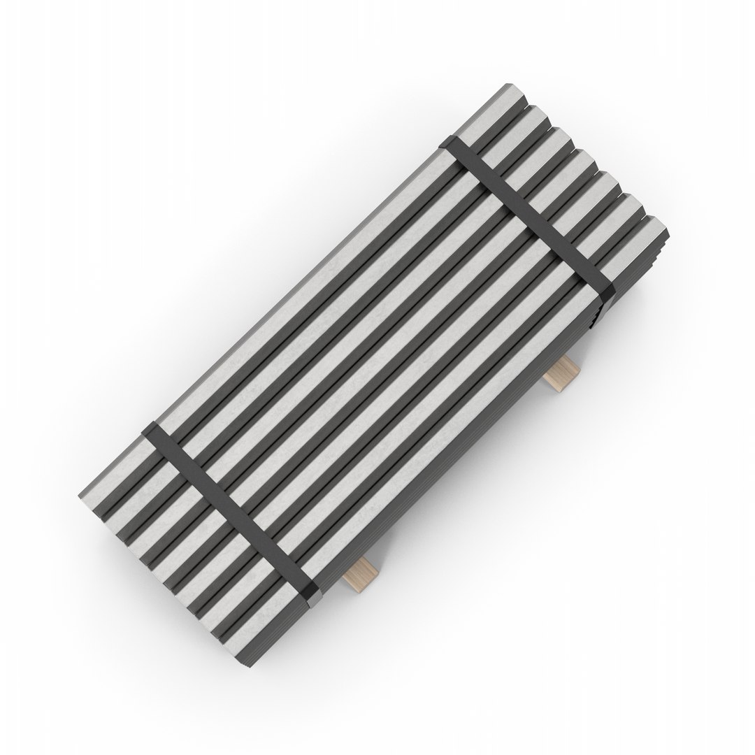 Stack Of Iron Beams 3D - TurboSquid 2085442