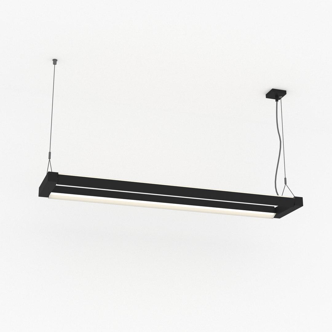 3D pendel led 65cm light lamp model - TurboSquid 1474303