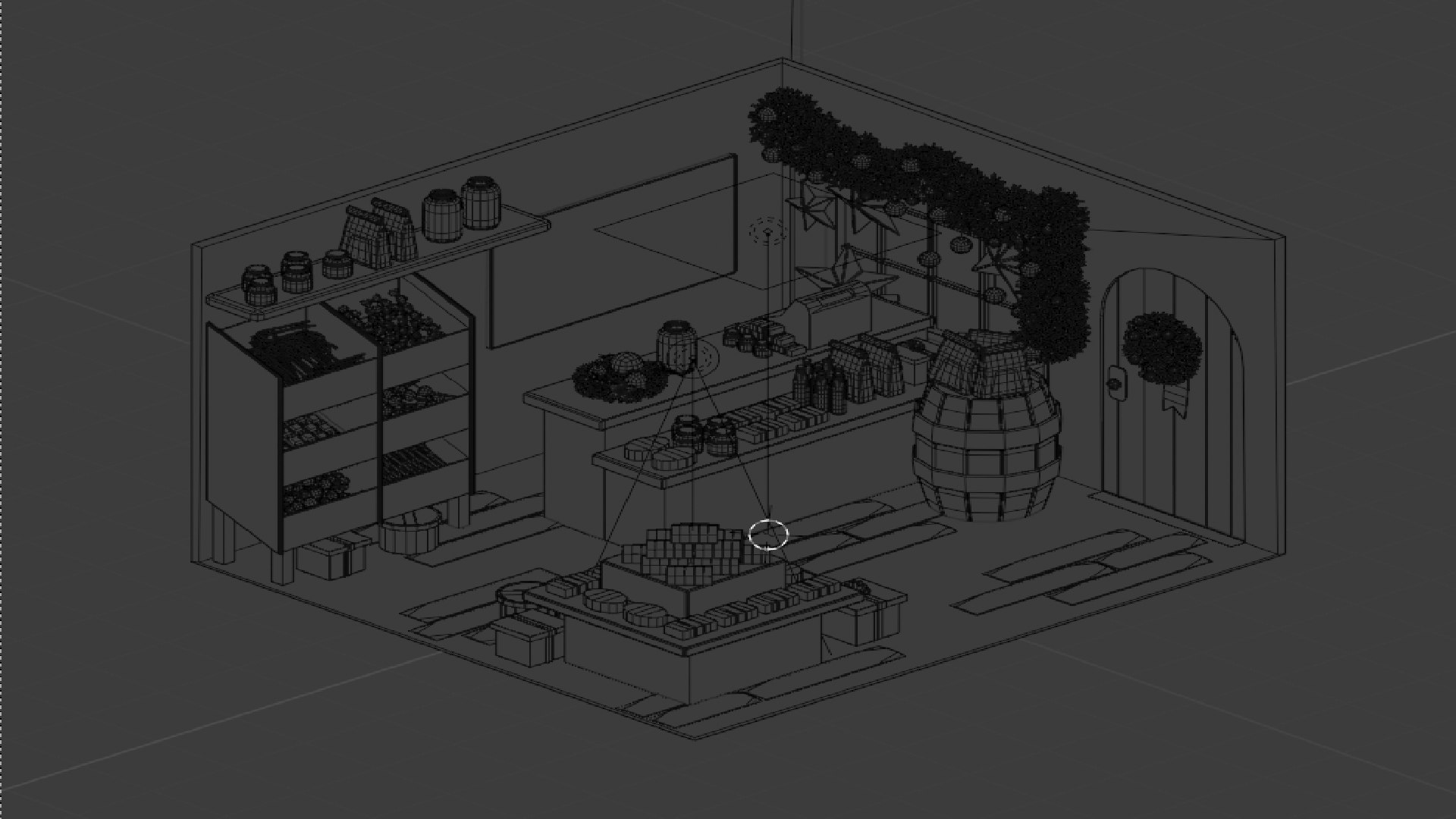 Christmas Gift Shop 3D Model - TurboSquid 1824613