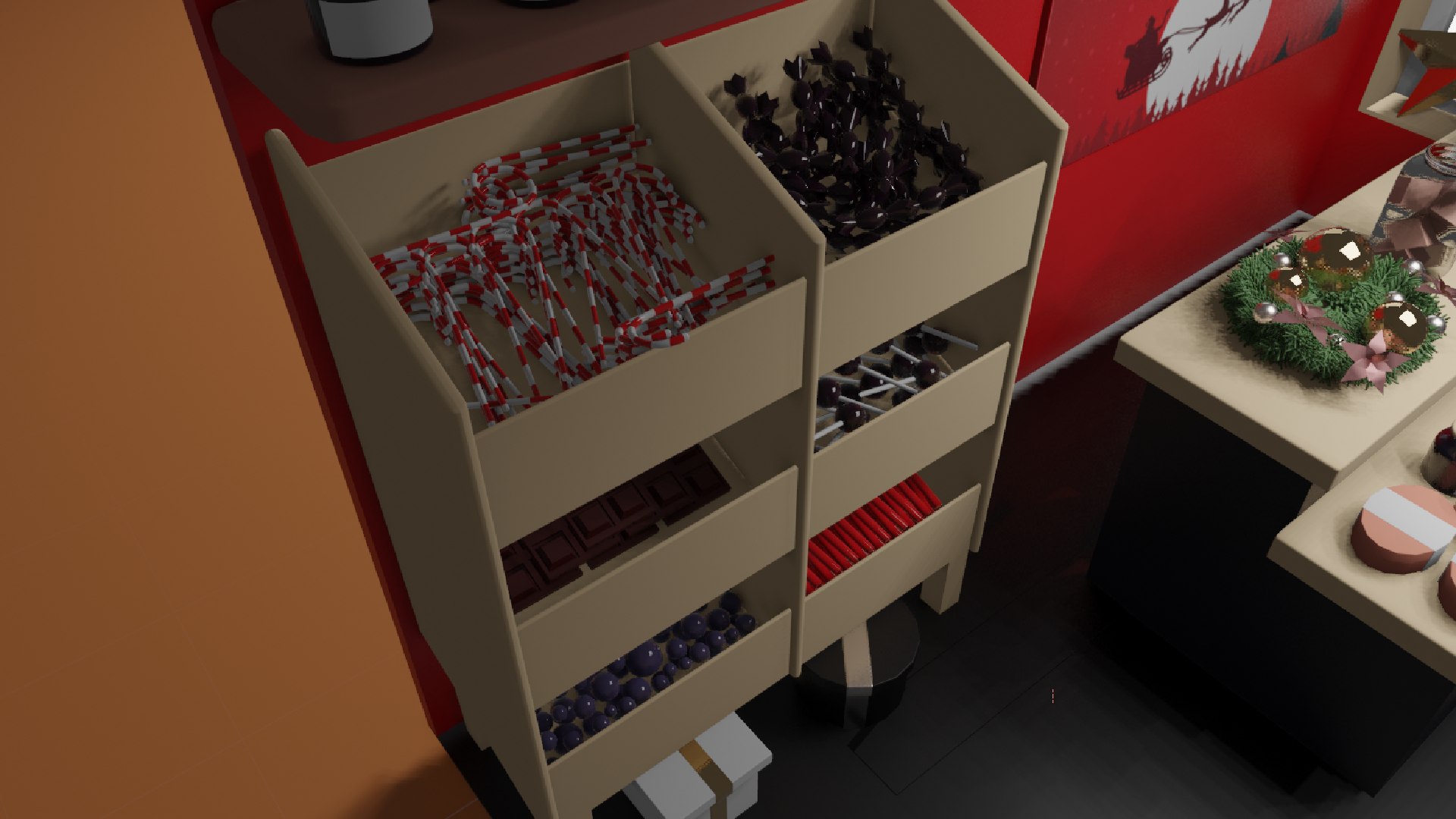 Christmas Gift Shop 3D Model - TurboSquid 1824613