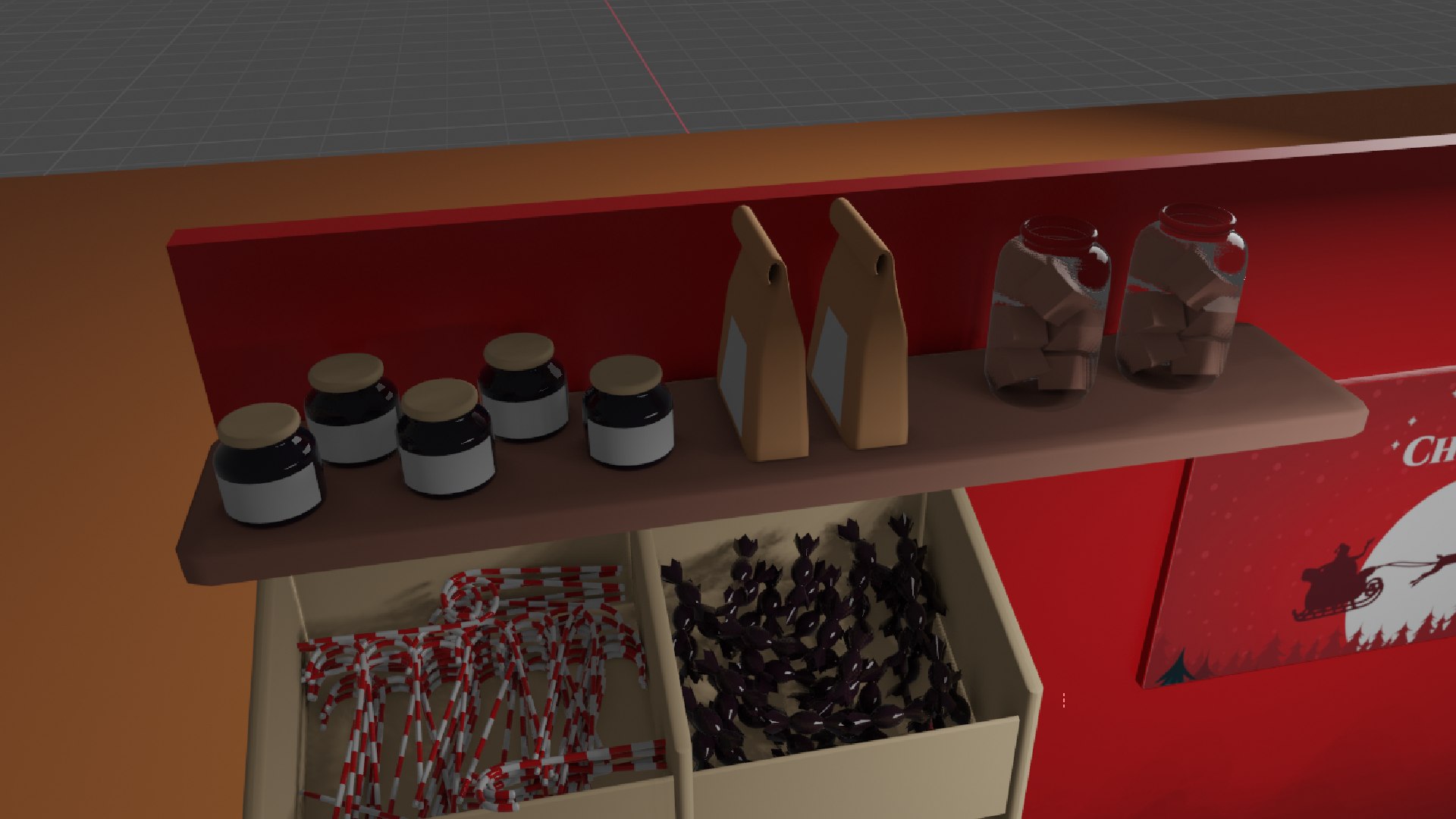 Christmas Gift Shop 3D Model - TurboSquid 1824613