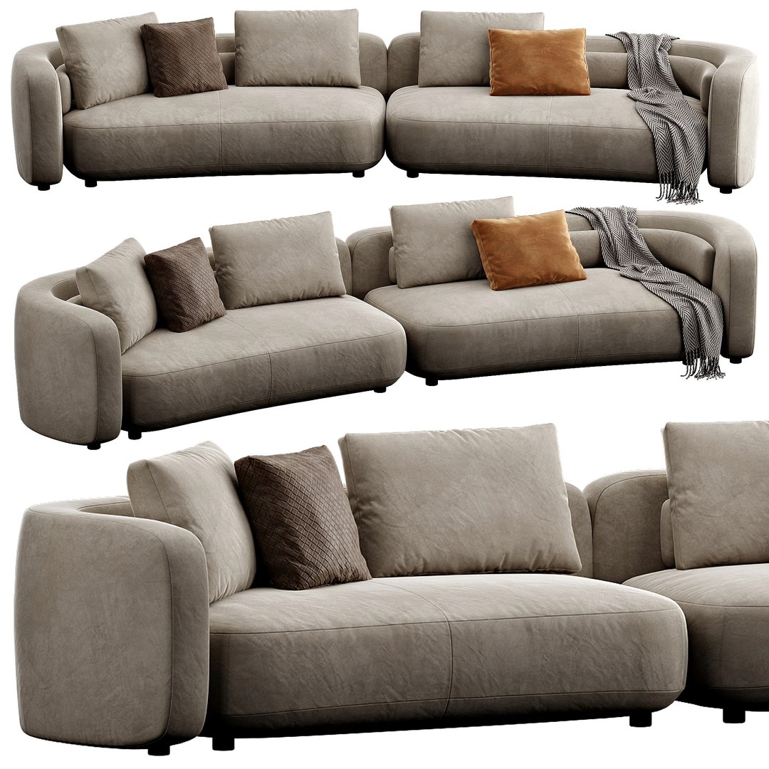 3D Minotti Bezier Model - TurboSquid 2433897