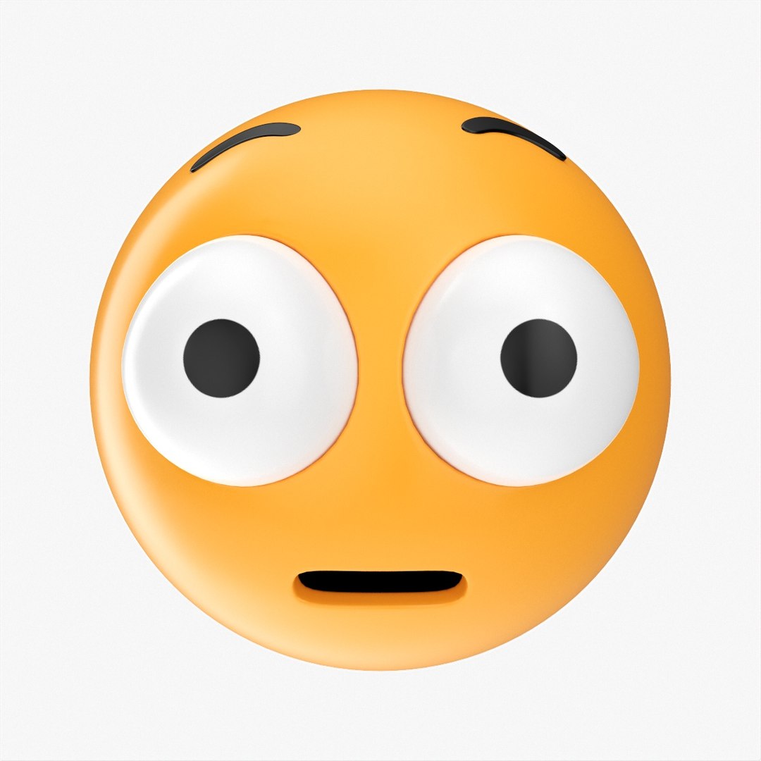 Emoji 035 Astonished with protruding eyes 3D model - TurboSquid 1817754