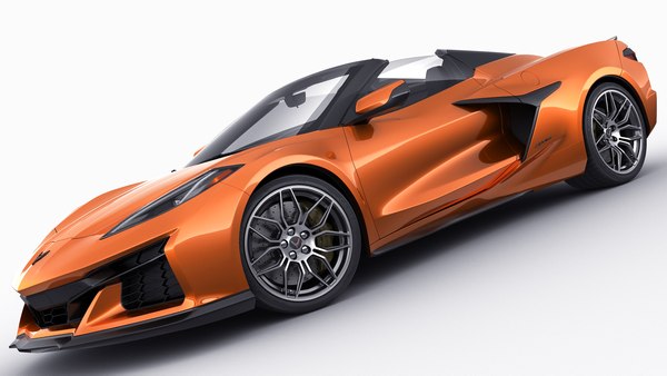 Chevrolet Corvette C8 Z06 convertible 2023 model - TurboSquid 1843409