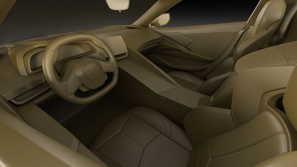 modelo 3d Chevrolet Corvette C8 Z06 descapotable 2023 - TurboSquid 1843409