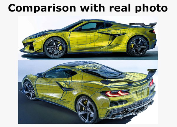 Chevrolet Corvette C8 Z06 conversível 2023 Modelo 3D - TurboSquid 1843409