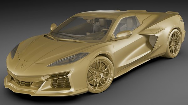 modelo 3d Chevrolet Corvette C8 Z06 descapotable 2023 - TurboSquid 1843409