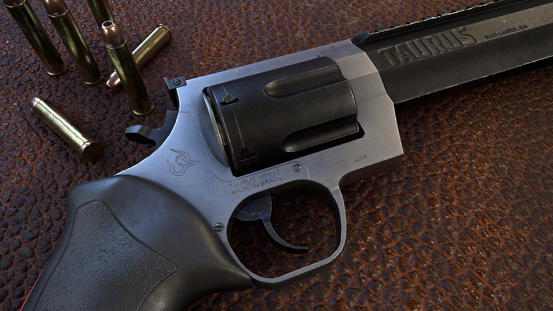 3D Taurus RH 460 Revolver - TurboSquid 2289074