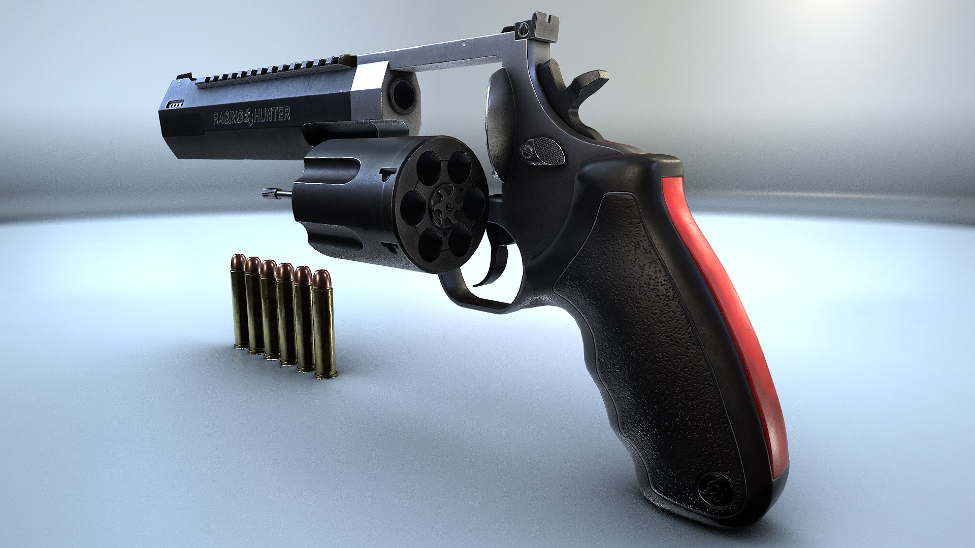 3D Taurus RH 460 Revolver - TurboSquid 2289074