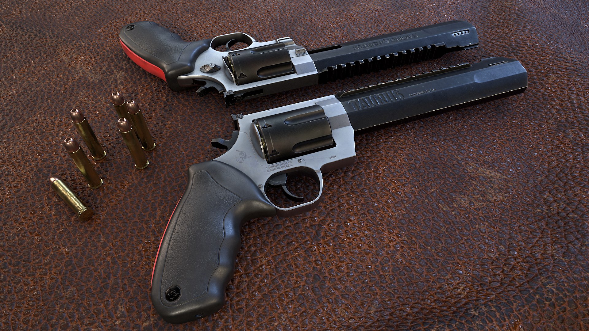 3D Taurus RH 460 Revolver - TurboSquid 2289074