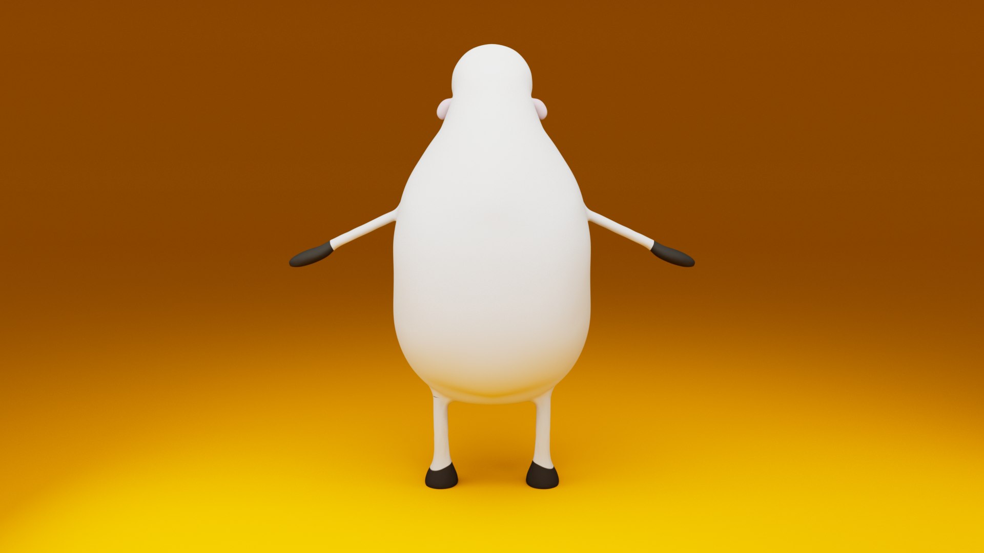 3D Model Stylized Cartoon Anthropomorphic Sheep 3D Model - TurboSquid ...