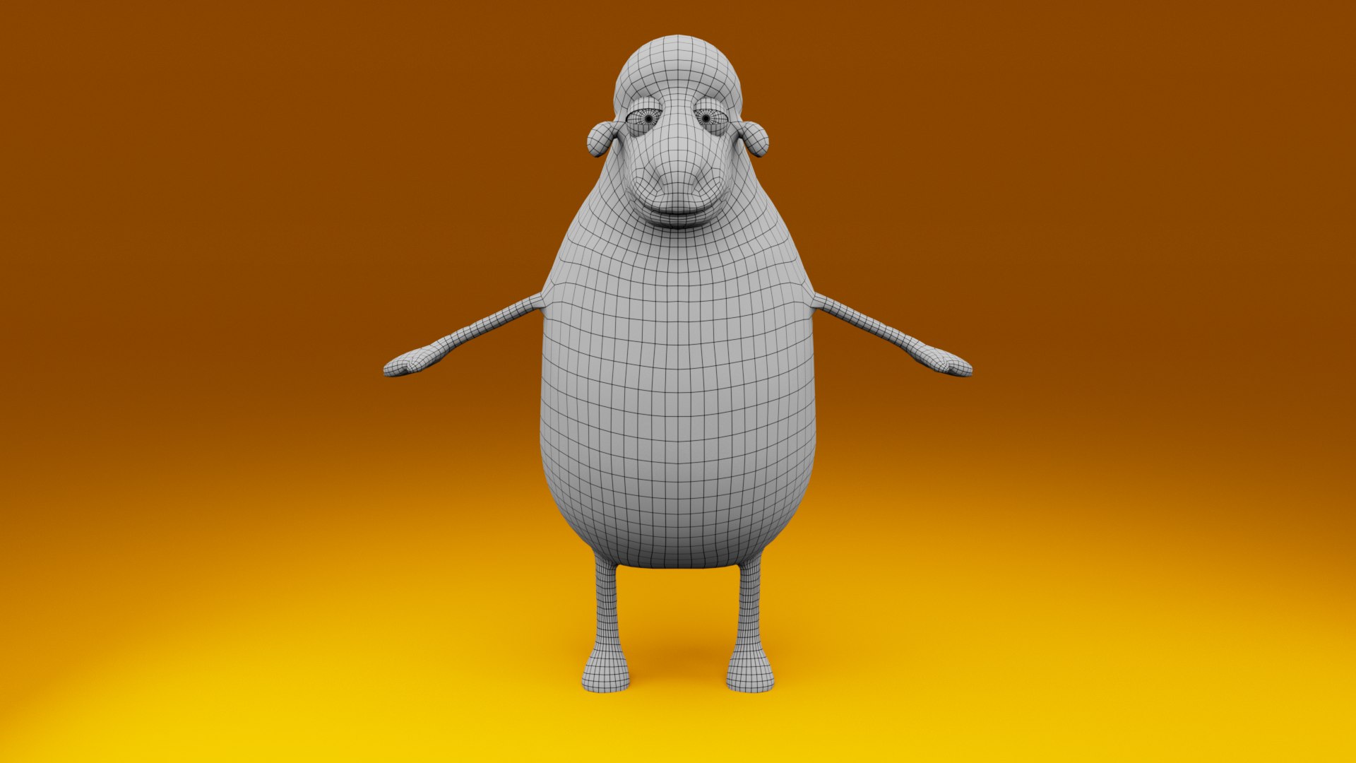 3D Model Stylized Cartoon Anthropomorphic Sheep 3D Model - TurboSquid ...